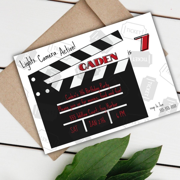 Lights Camera Action - Etsy