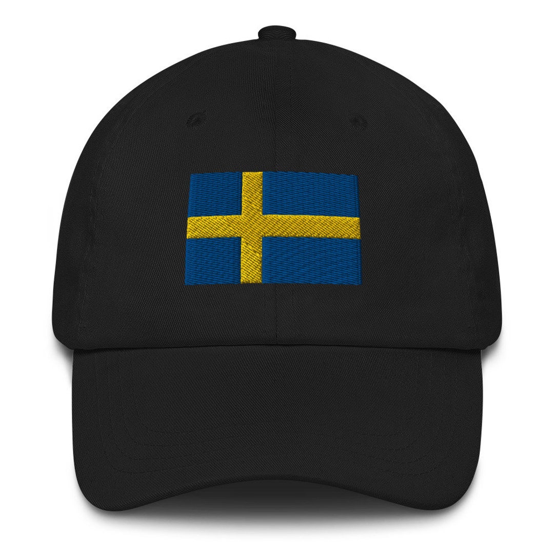 Embroidered Flag of Sweden Dad Hat Baseball Cap - Etsy