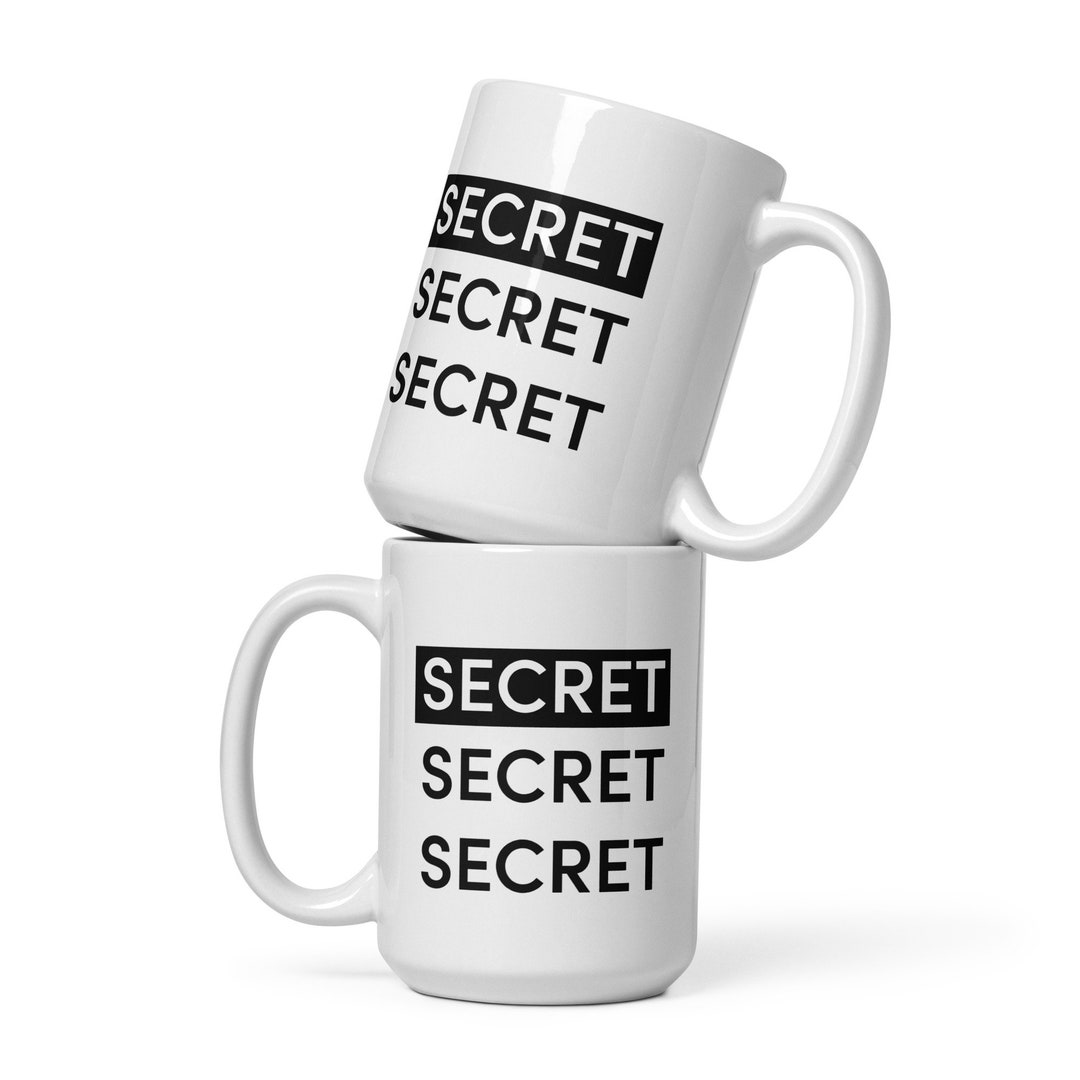 Top Secret Rebus Puzzle Mug | Riddle Cup | Fun Gift - Etsy