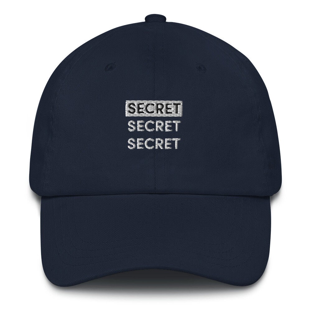Top Secret Rebus Puzzle Dad Hat | Riddle Cap | Funny Puzzle Hat ...