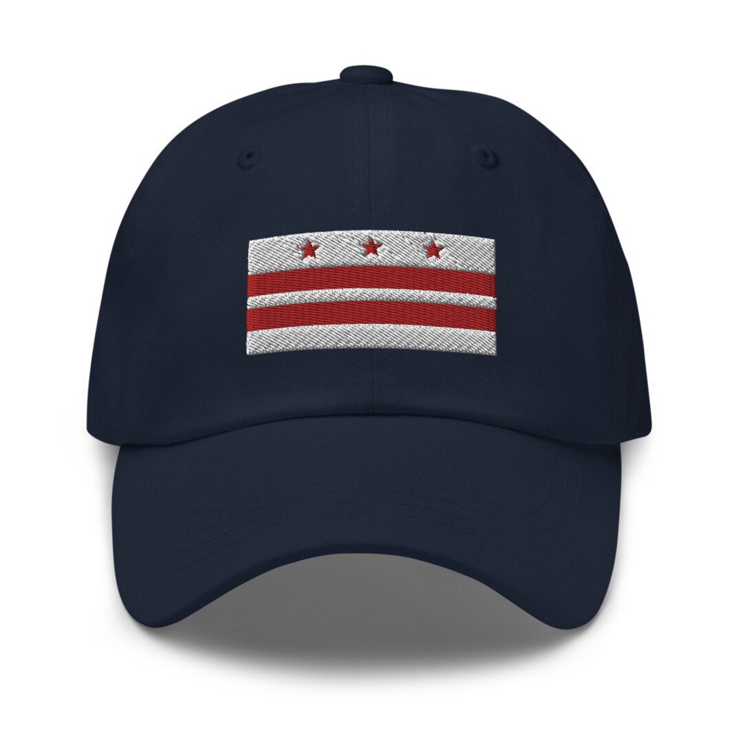 Embroidered Flag of Washington DC Dad Hat Baseball Cap Unisex - Etsy