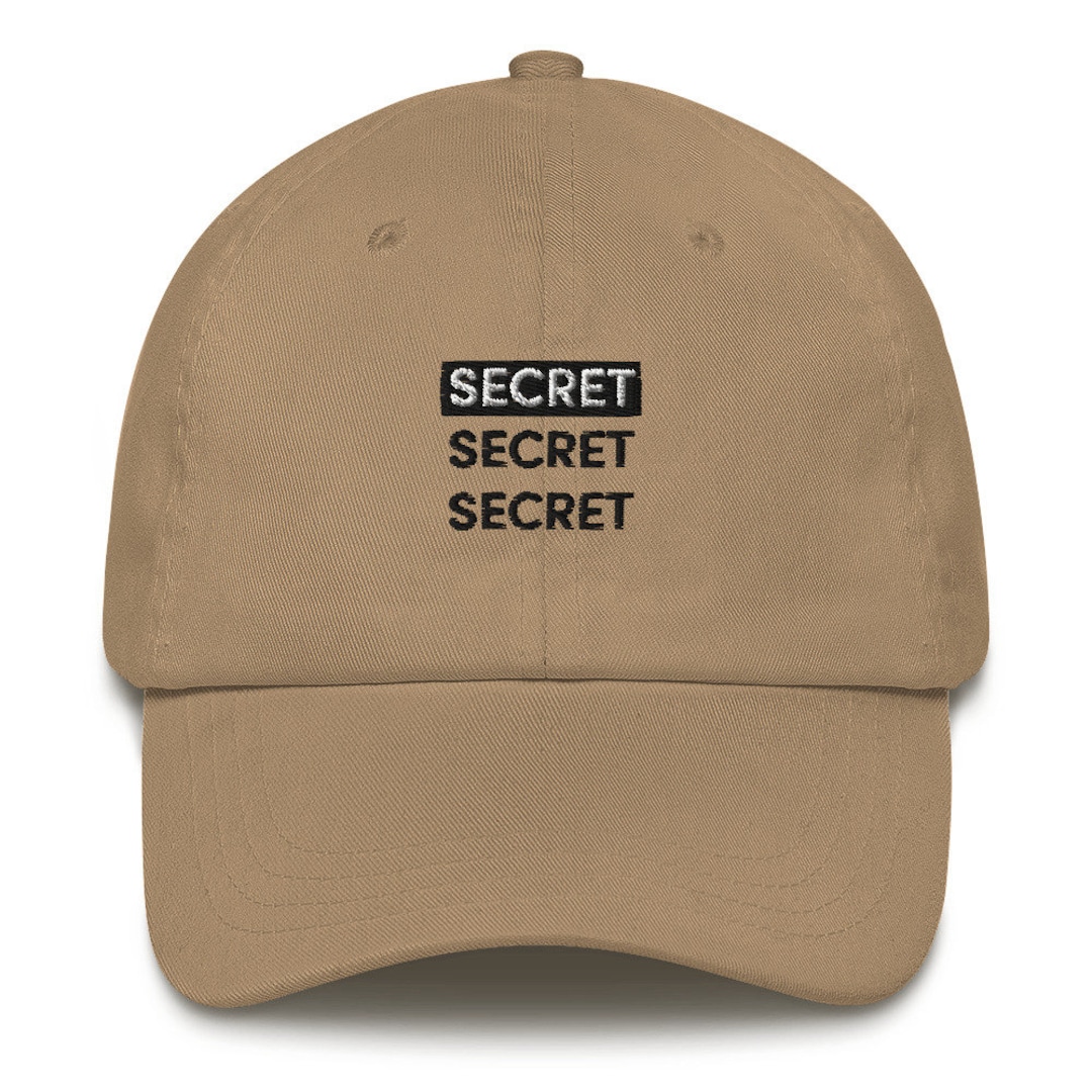 Top Secret Rebus Puzzle Dad Hat | Riddle Cap | Funny Puzzle Hat ...