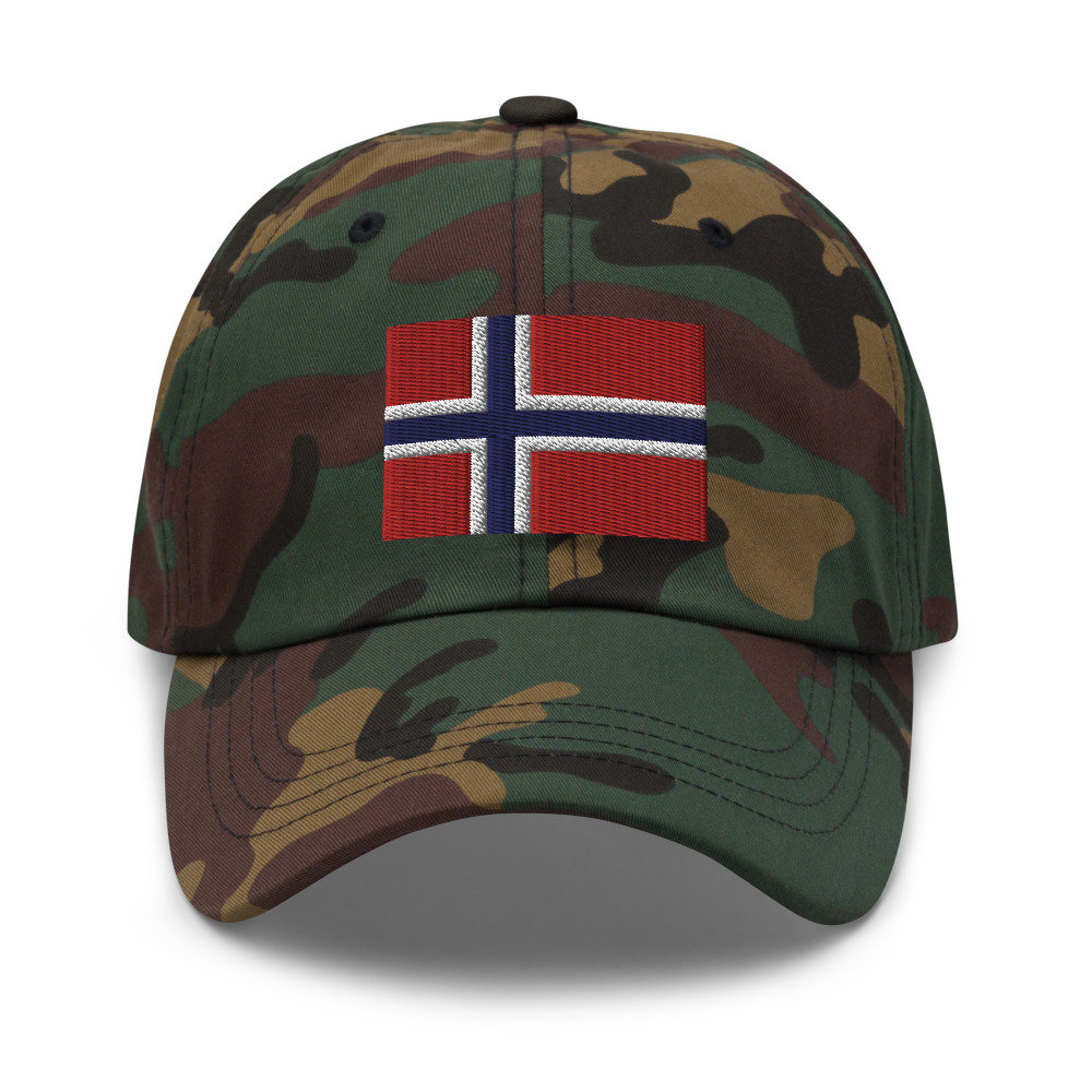 Embroidered Flag of Norway Dad Hat Baseball Cap - Etsy
