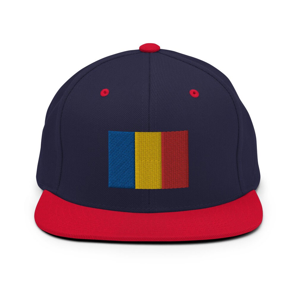 Embroidered Flag of Romania Snapback Hat Cap - Etsy