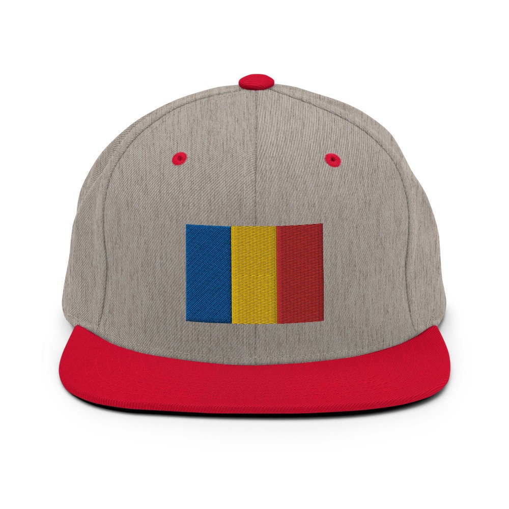 Embroidered Flag of Romania Snapback Hat Cap - Etsy
