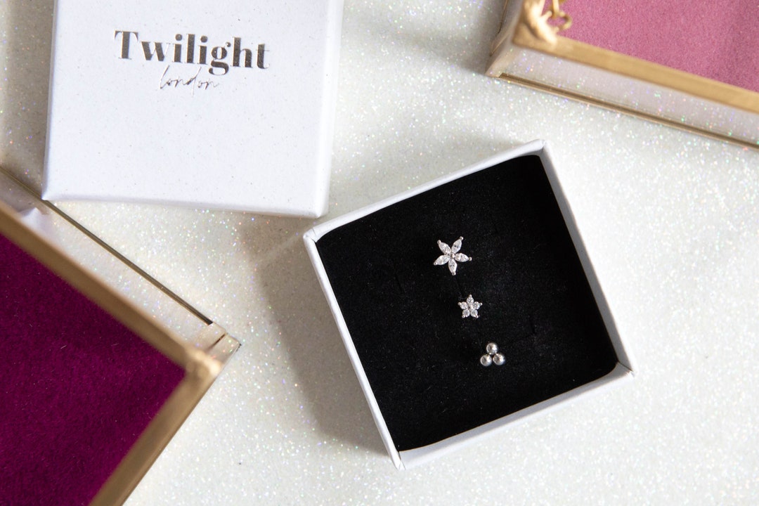 Cartilage Earring Gift Set, Ear Stack Set, Mismatched Earrings, Set of ...