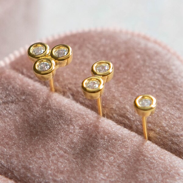 Stud Earrings Set - Etsy UK