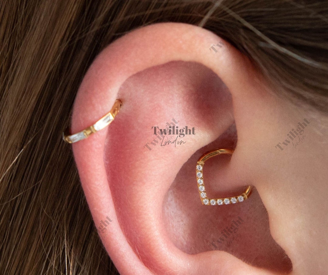 Infinity Daith Hoop, Daith Earring, Septum Hoop, Nose Ring, Cartilage ...