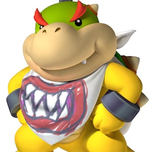 Bowser Jr. Classic Bib/mask - Etsy