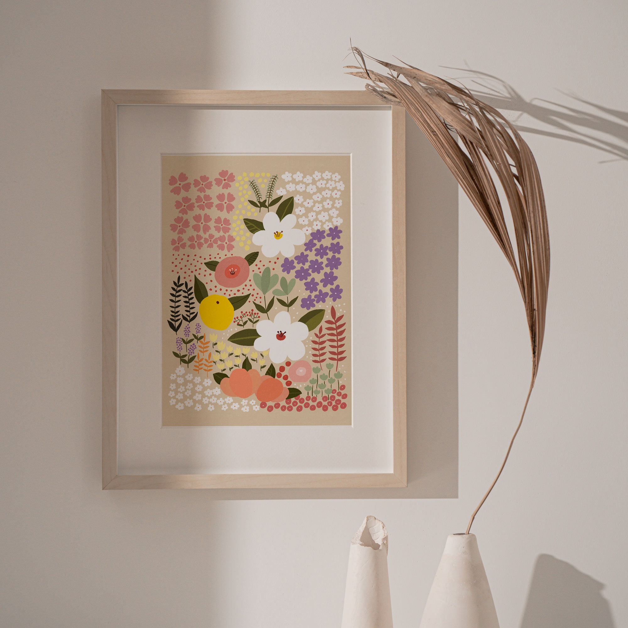 Floral Art Print Botanical Wall Art Flower Print Flower | Etsy