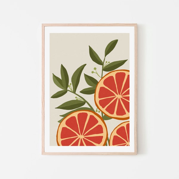 Citrus Print - Etsy