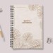 Monstera Leaves Personalised Notebook Spiral Bound Journal A5 ...