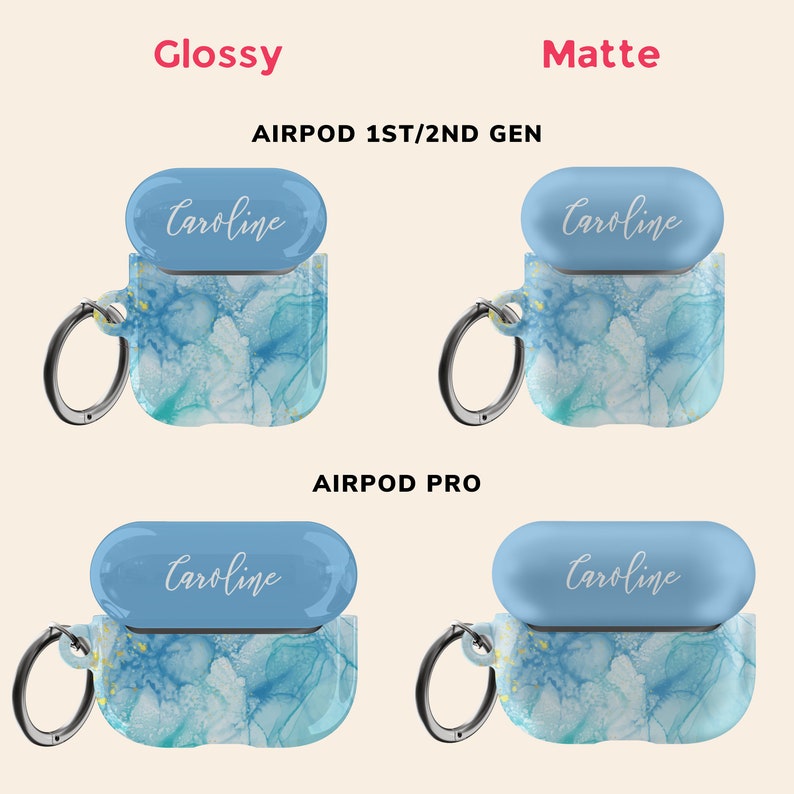 Personalized Name Apple Airpods Pro Case Customized Name - Etsy