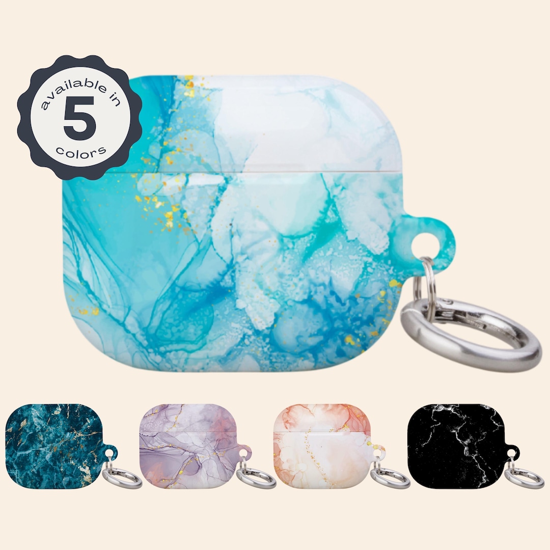 Marble Apple Airpods 4 Case, Airpods Pro Case, Protective AirPod Cover ...