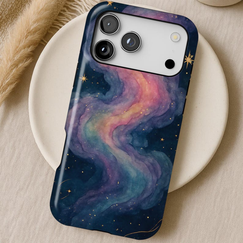 Pastel Purple Phone Case Blue Floral • Wildflower Case iPhone 16 15 14 ...