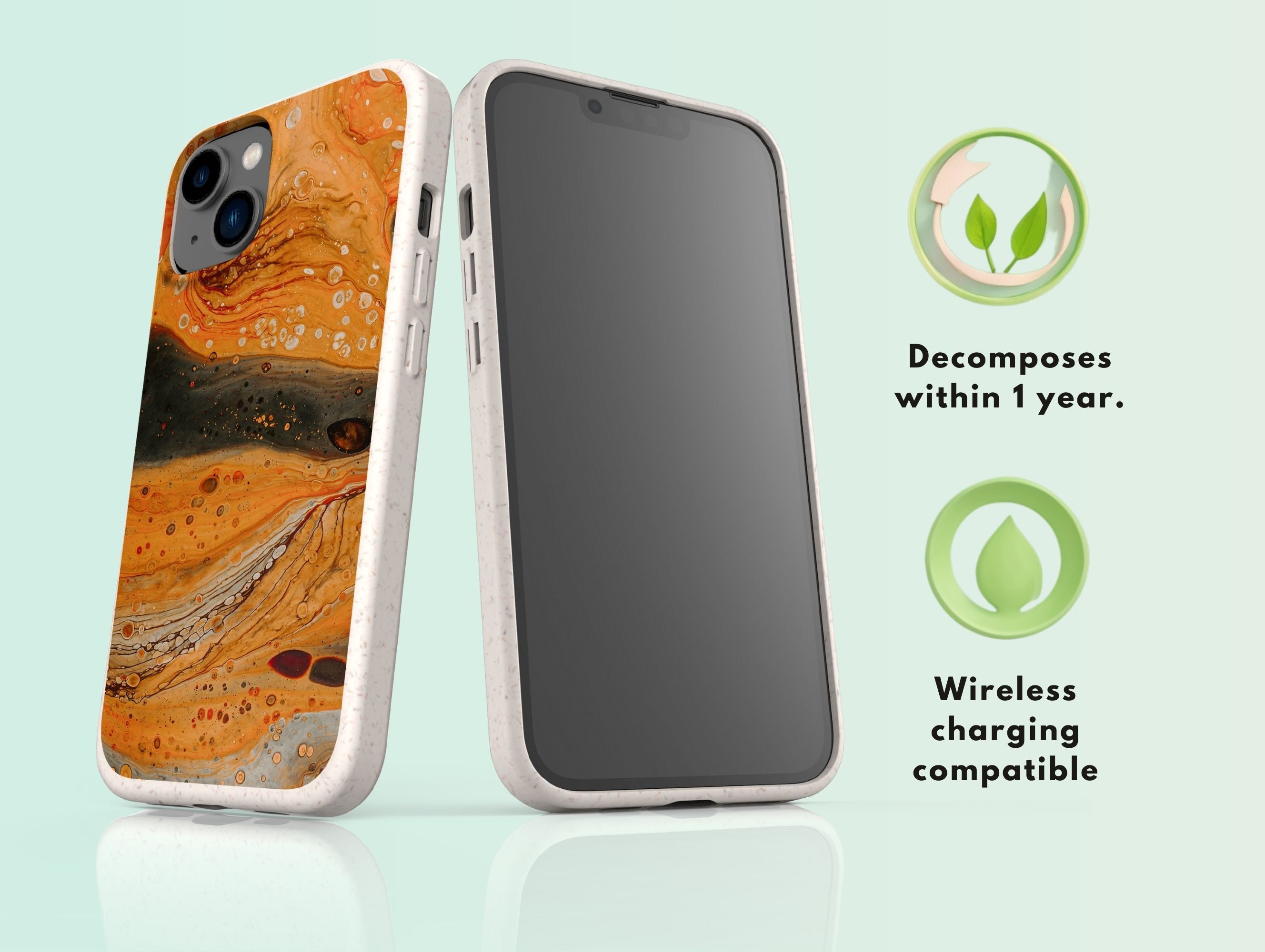 Eco Friendly Phone Case, Plastic Free Compostable Case, iPhone 15 14 13 ...
