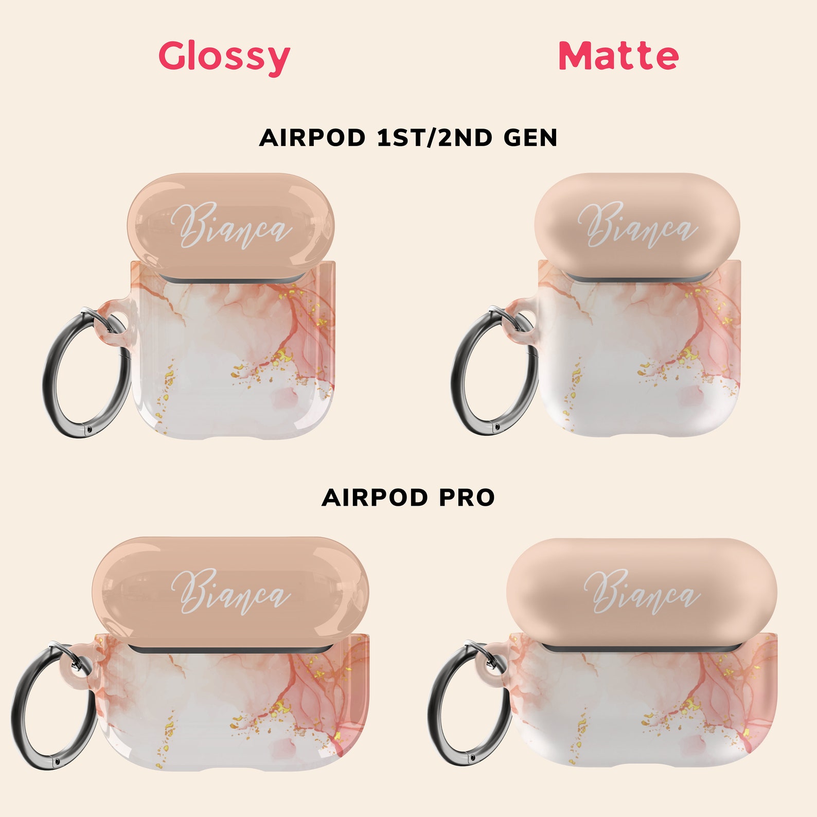 Personalized Name Apple Airpods Pro Case Customized Name - Etsy