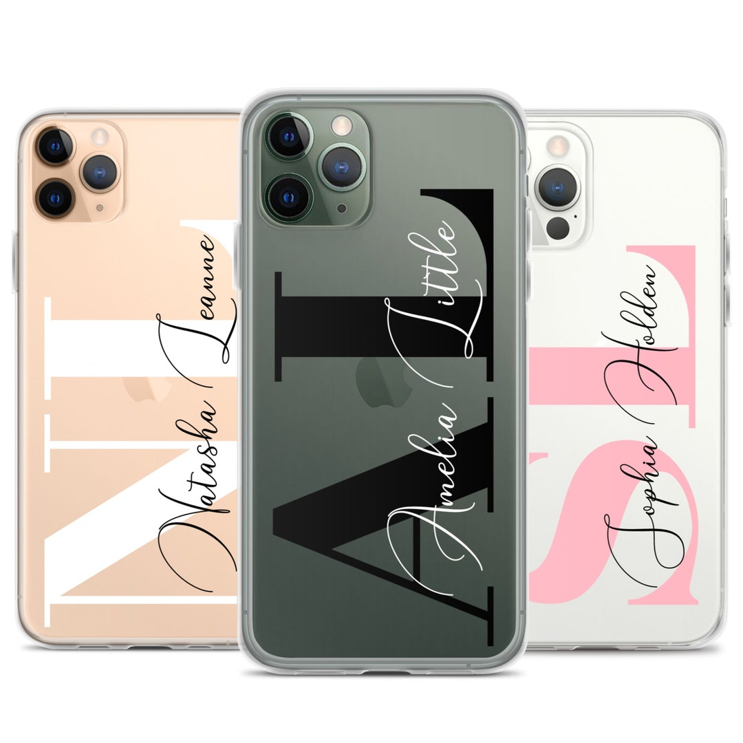 Custom Name Phone Case Personalized Monogram Case for iPhone - Etsy