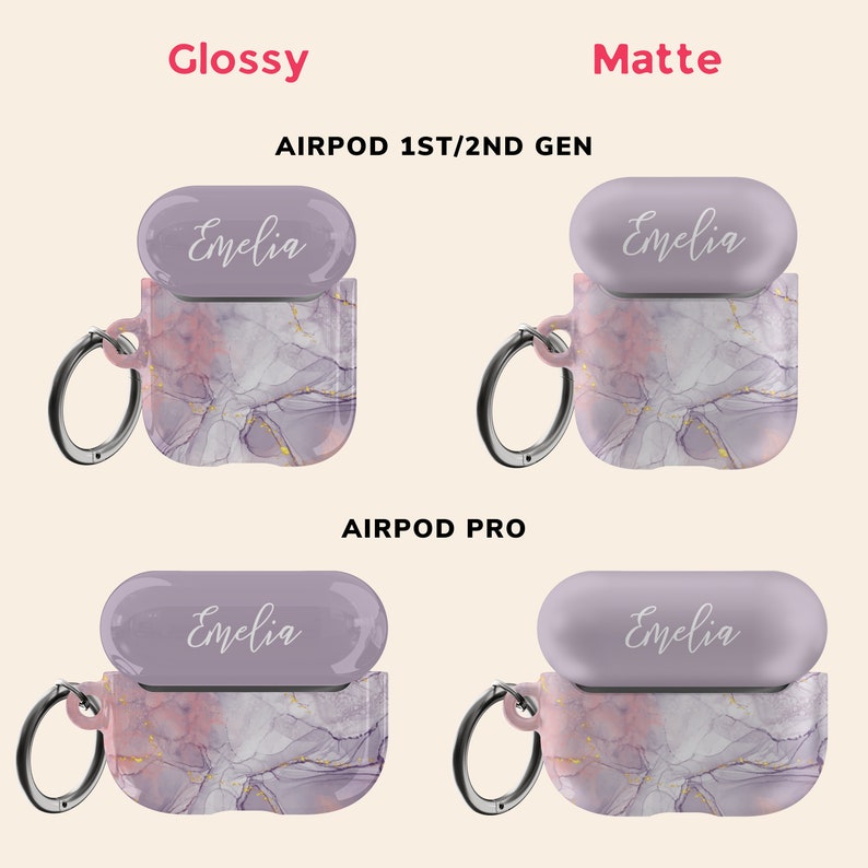 Personalized Name Apple Airpods Pro Case Customized Name - Etsy