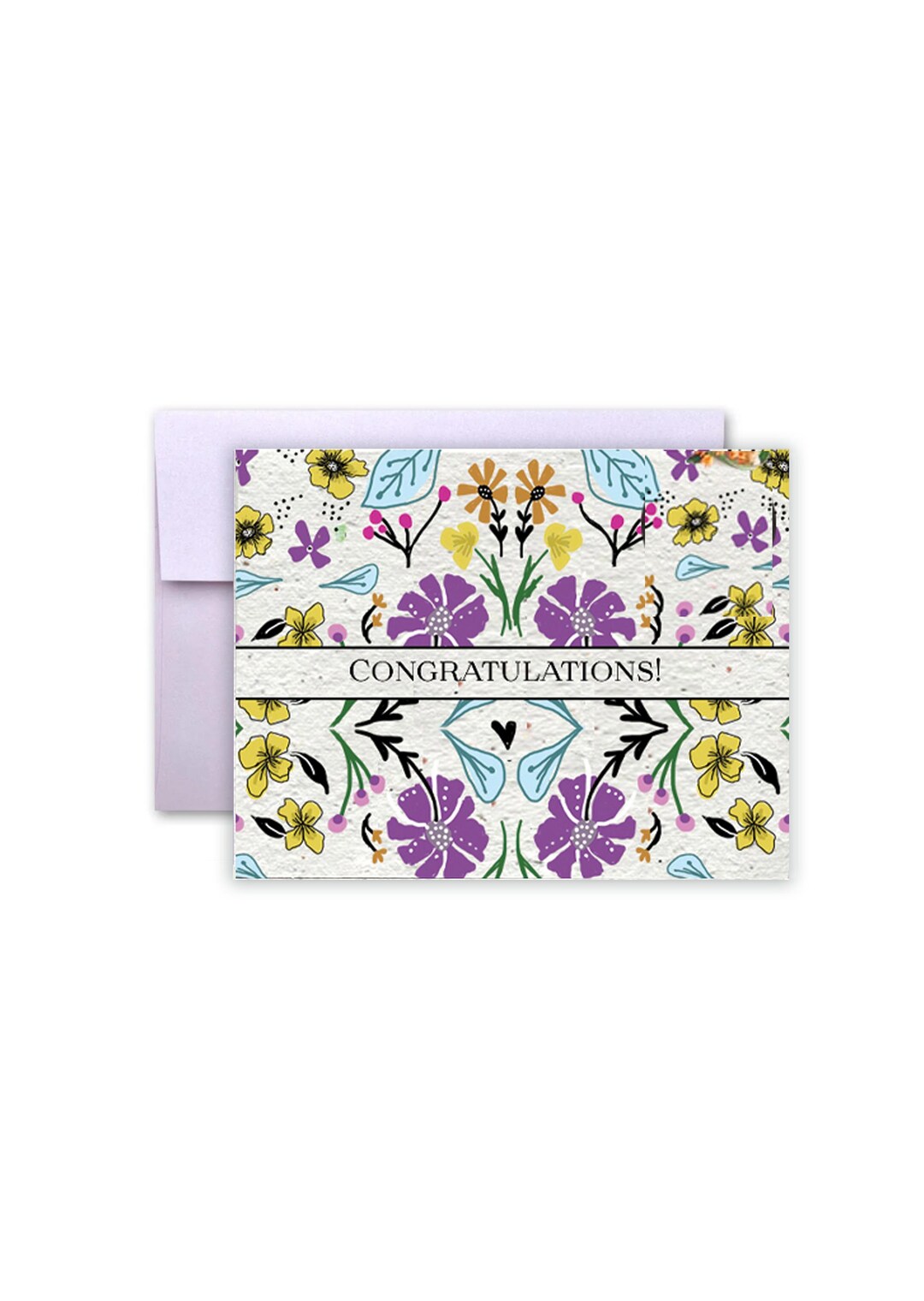 Congratulations || Greeting Card || Eco-friendly || Seed Paper || Bloom ...