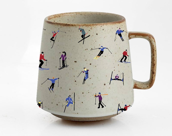 Ski Mug Gift – Ceramic Coffee Mug for Skiers - Etsy
