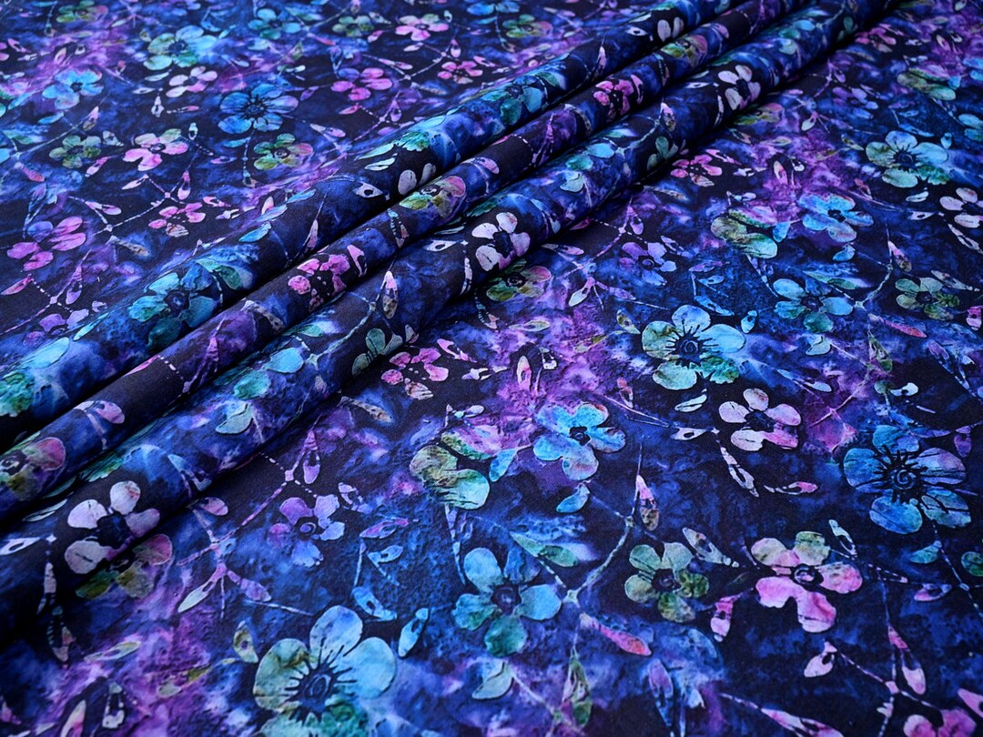 Soft Cotton Bali Batic Indigo Color Print in Indian Cotton Quilting ...