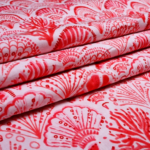 Seashell Fabric - Etsy