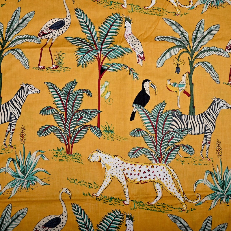 Jungle Fabric - Etsy
