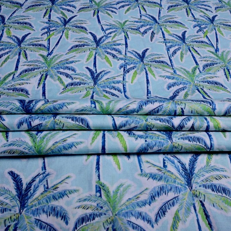 Palm Tree Fabric - Etsy