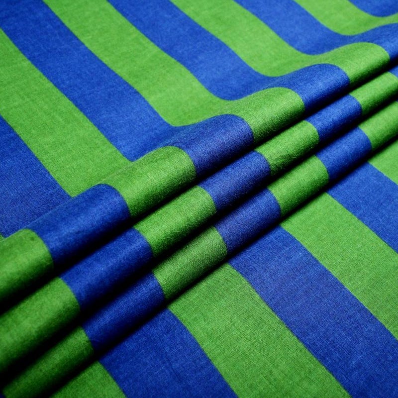 Wide Stripe Fabric - Etsy