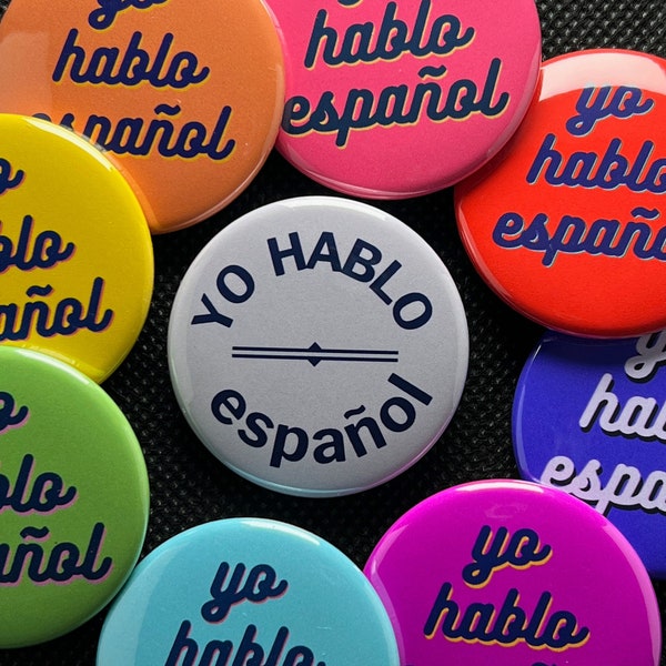 Hablo Espanol Pin Magnet - Etsy