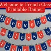French Teacher Classroom Door Sign, Bienvenue Classroom Sign Custom ...