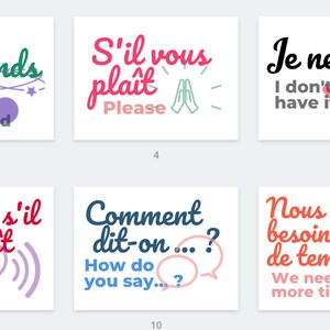 French Classroom Phrases Printable Poster Set Decoration | Etsy UK