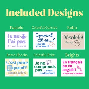 French Classroom Phrases Printable Poster Set ~ Pastels, Rainbow ...