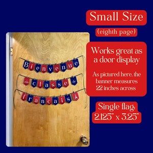 Printable Banner: "bienvenue à La Classe De Français" ~ Welcome to ...