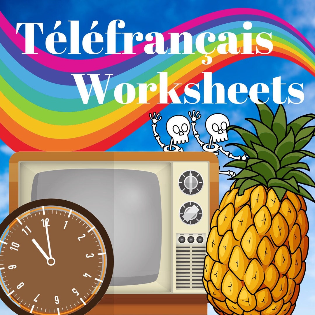 Worksheets for Téléfrançais, Beginning French Video Series (free on ...
