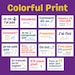 French Classroom Phrases Printable Poster Set ~ Pastels, Rainbow ...