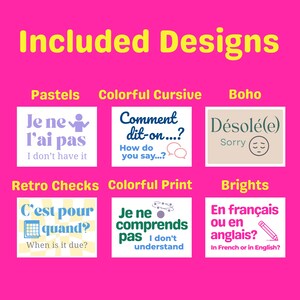 French Downloadable Posters: Classroom Phrases ~ Bright Colorful ...