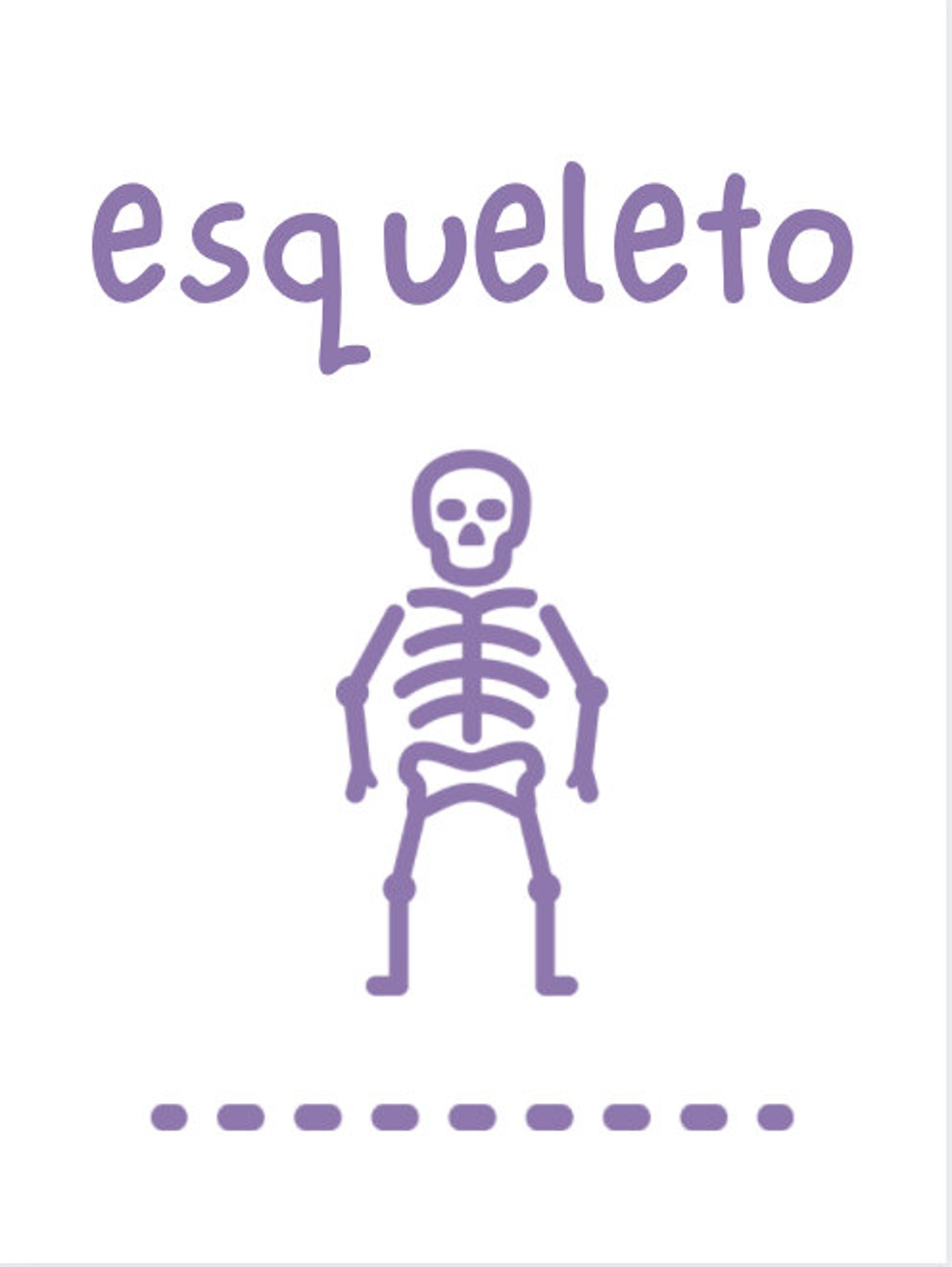 Spanish Halloween Vocab Printable Poster Set ~ Classroom Decor ...