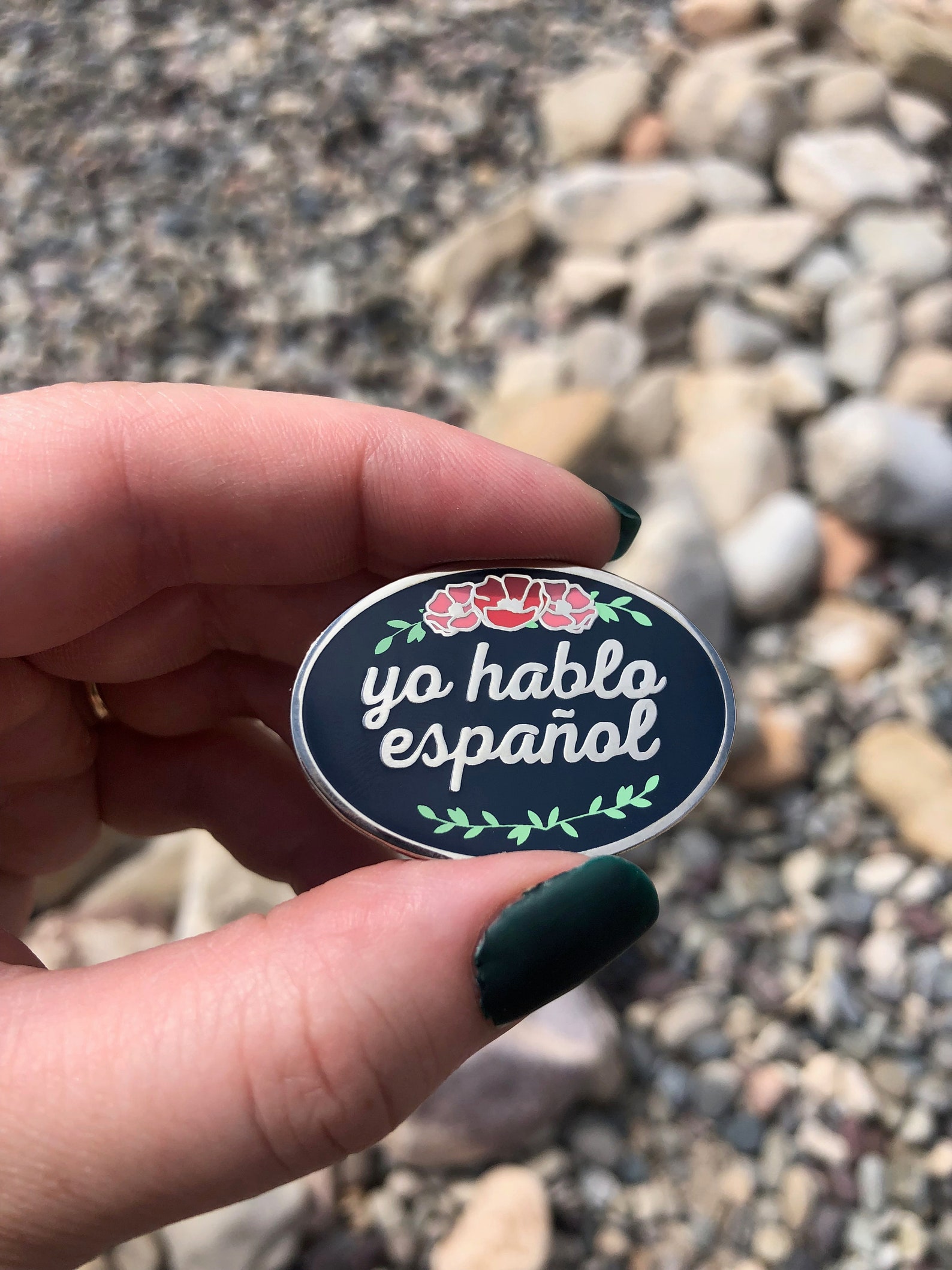 Enamel Pin: yo Hablo Español i Speak Spanish Gold, Rose Gold, or Silver ...