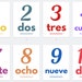 Spanish Numbers Vocab, 0-10: Printable Display ~ 11 Posters ~ Classroom ...