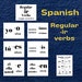 Spanish Regular Verbs Printable Poster Bundle: Pronouns er - Etsy