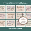 French Classroom Phrases Printable Poster Set ~ Colorful Class Decor ...