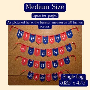 Printable Banner: "bienvenue à La Classe De Français" ~ Welcome to ...