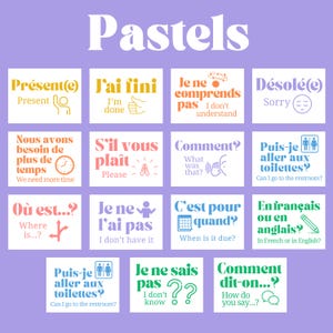 French Classroom Phrases Printable Poster Set ~ Colorful Class Decor ...