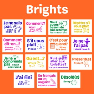 French Classroom Phrases Printable Poster Set ~ Colorful Class Decor ...