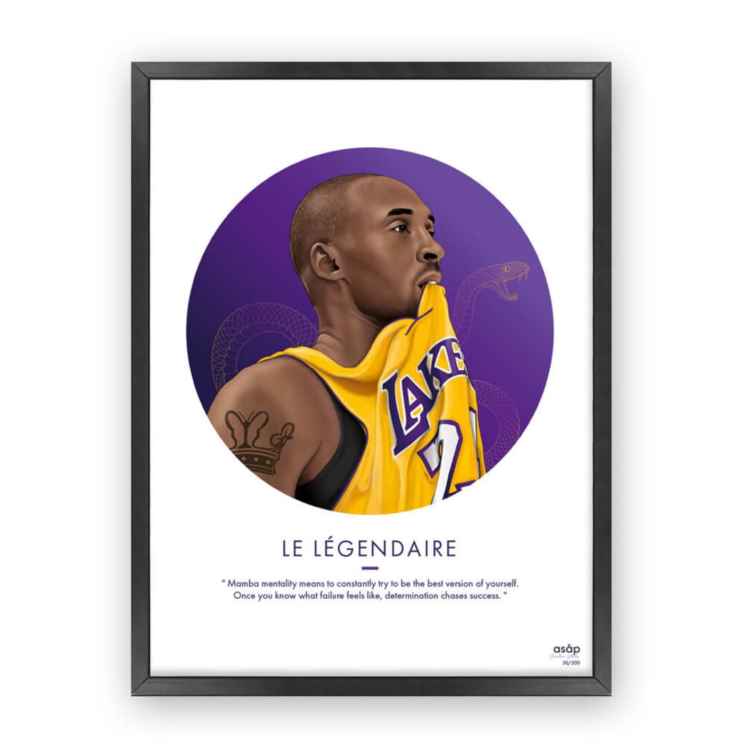 Kobe Bryant Poster - Basketball Illustration - Lakers - Digital ...