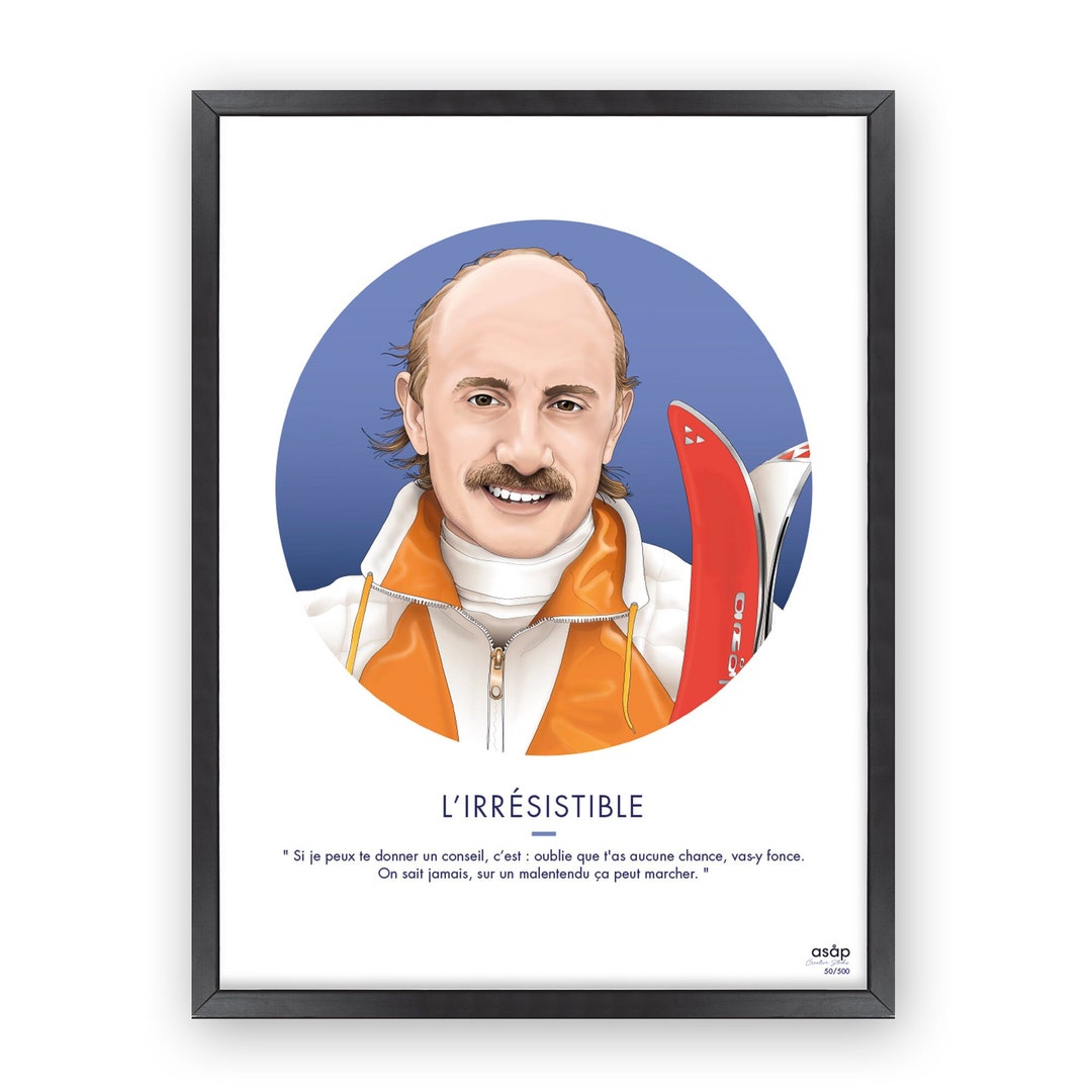 Jean-claude Dusse Poster Les Bronzés Illustration Portrait Michel Blanc ... Jean-claude Dusse Poster Les Bronzés Illustration Portrait Michel Blanc ...