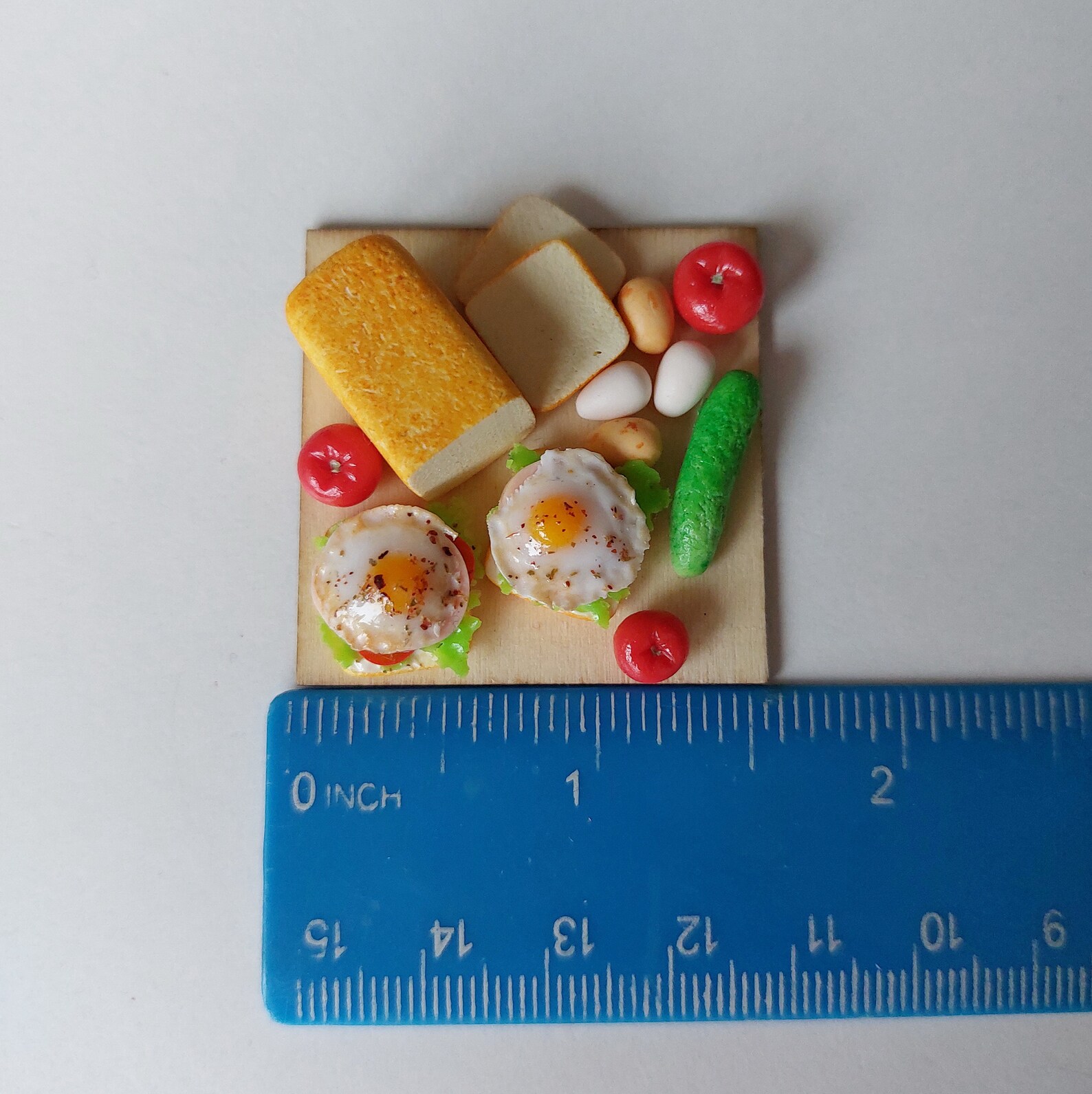 Food for a Dollhouse. Miniature Food. Breakfast for Doll. - Etsy