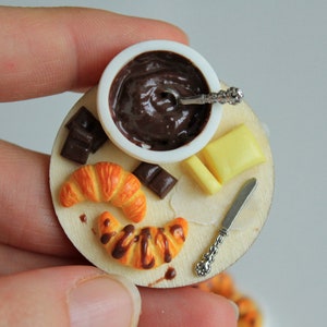 Product to Order. Miniature Croissants on the Board. Set of Baking ...